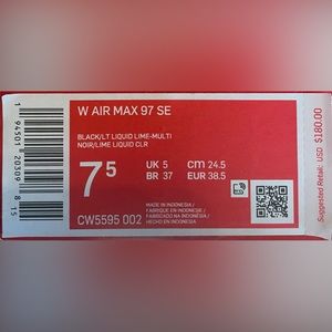 Nike | Shoes | Pristine Condition Nike Air Max 97 Se Blacksnake Womens ...